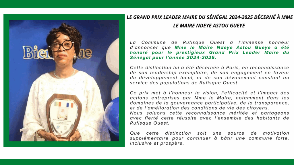 Portail de la Commune de Rufisque Ouest